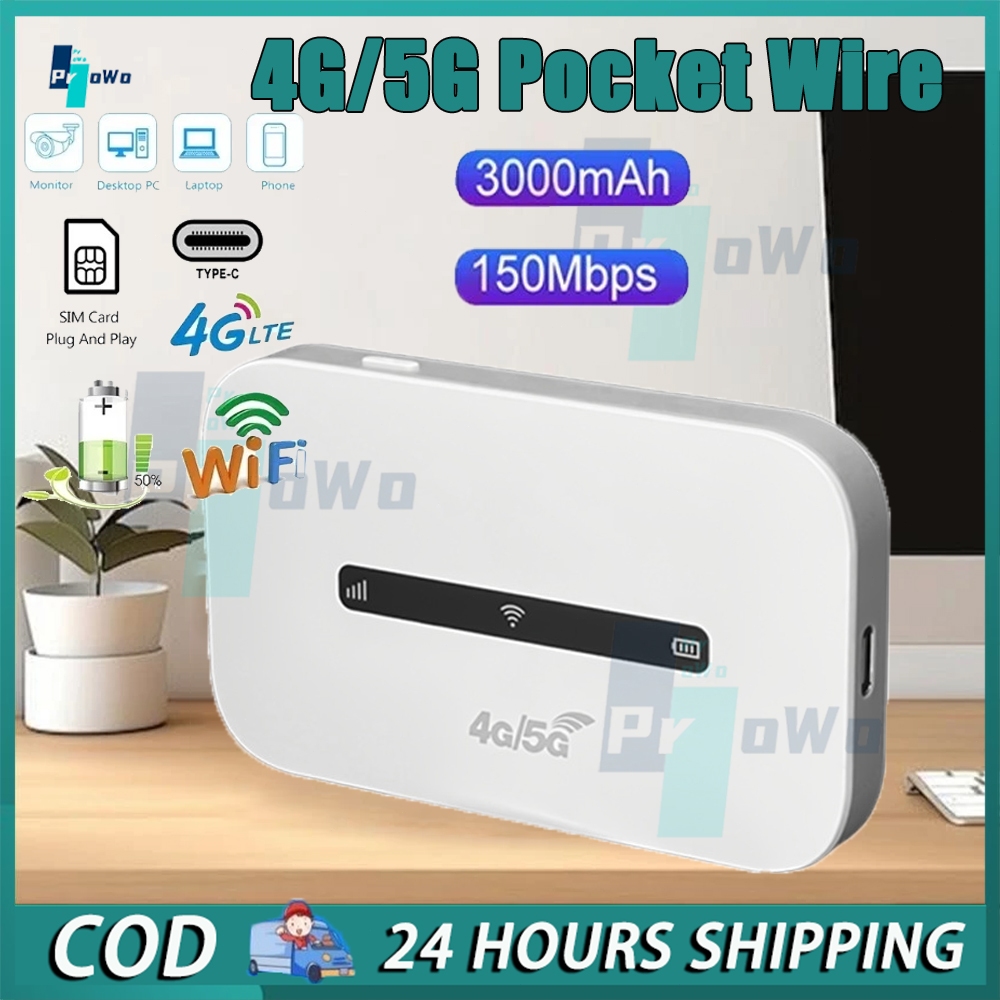 3000mAh 4G WIRELESS ROUTER Pocket WiFi Openline LTE Hotspot Router ...