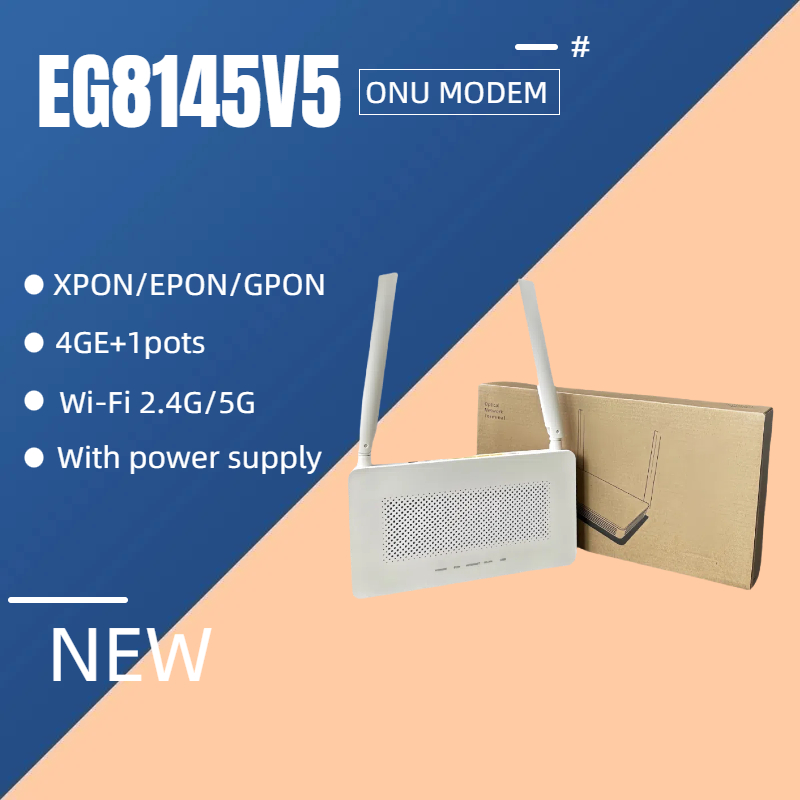 Brand New 5V5Dual-band 5G English version EG8145V5 ONU UPC/APC 5DBI ...