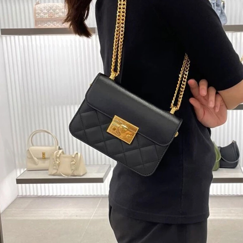 women's chain bag single shoulder small square bag 80701360/80700798 ...