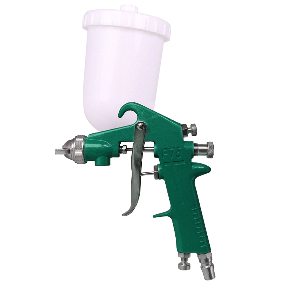 Spray Gun Gravity Type F-75G 1.5MM Plastic Pot 400CC Used for Car Spray ...