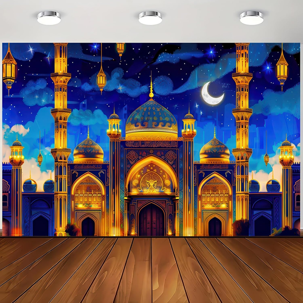 Ramadan Mubarak Party Photography Backdrop Muslim EID Mubarak ...