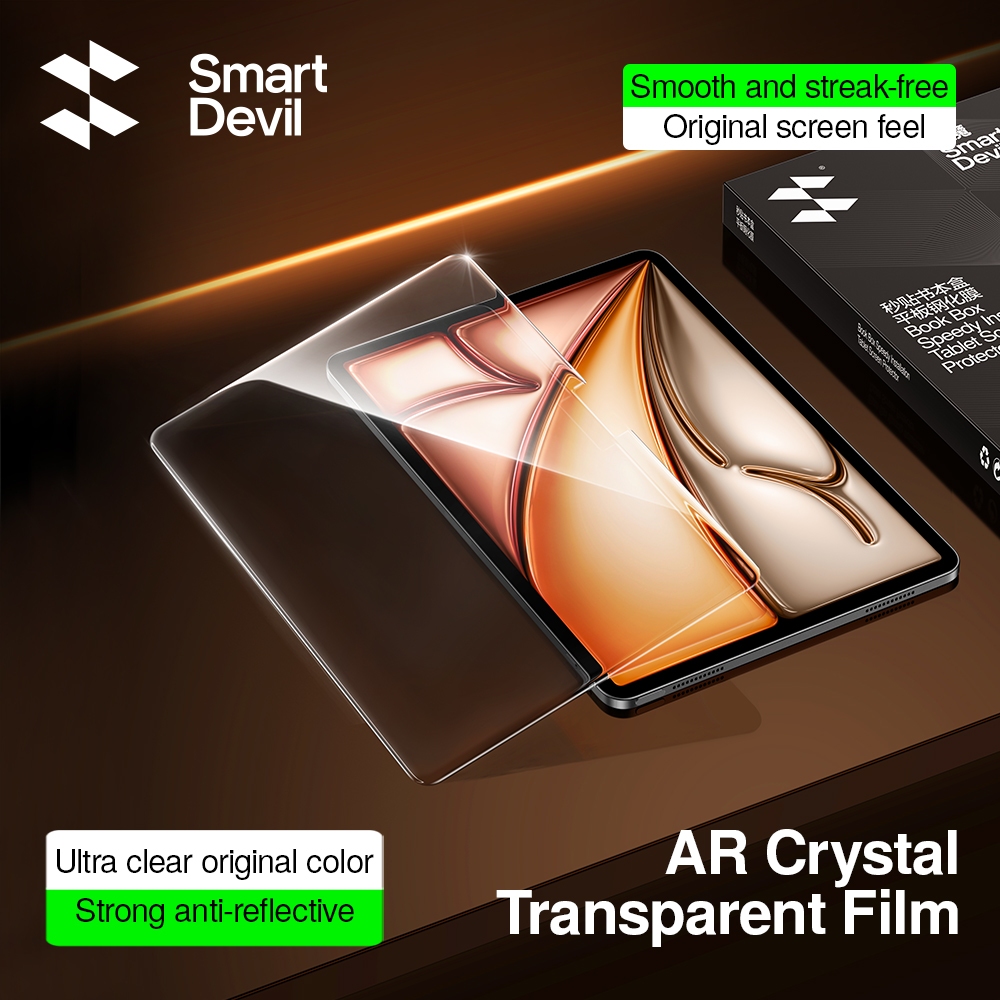 SmartDevil 2.5D HD Tempered Glass For iPad Air6/Mini7/Air5/4/2022Pro ...