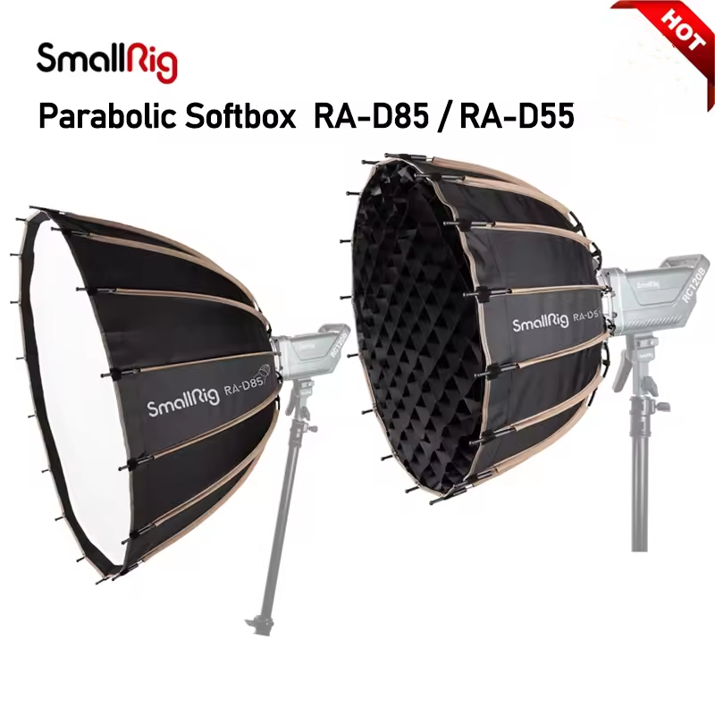 SmallRig RA-D55 Parabolic Softbox 55cm Quick Release Round Umbrella ...