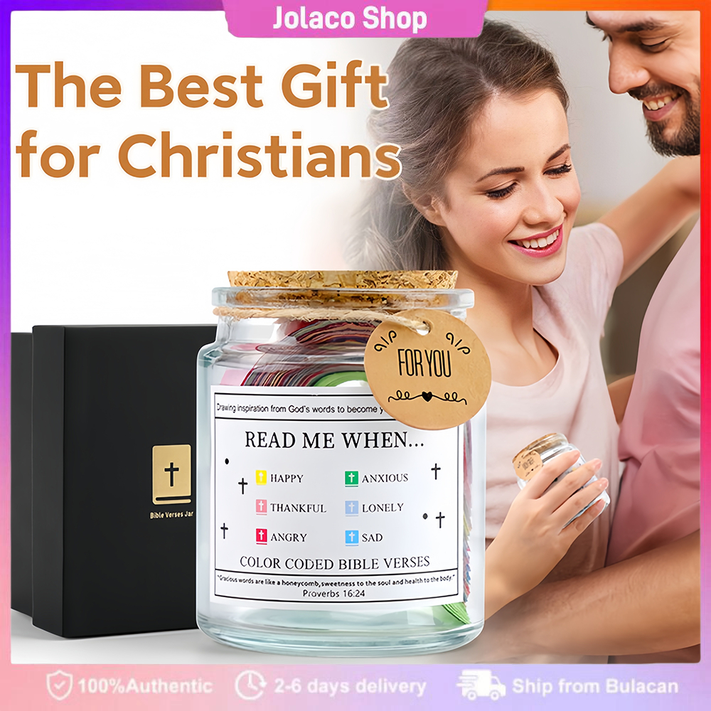 Bible Verse Jar, Read Me When Bible Verses Jar for Emotions and ...