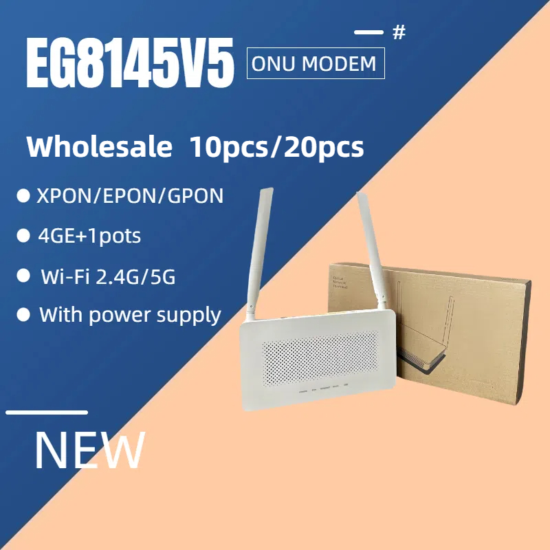 5PCS/10PCS 5V5 dual-band 5G English version EG8145V5 ONU UPC 5DBI large ...