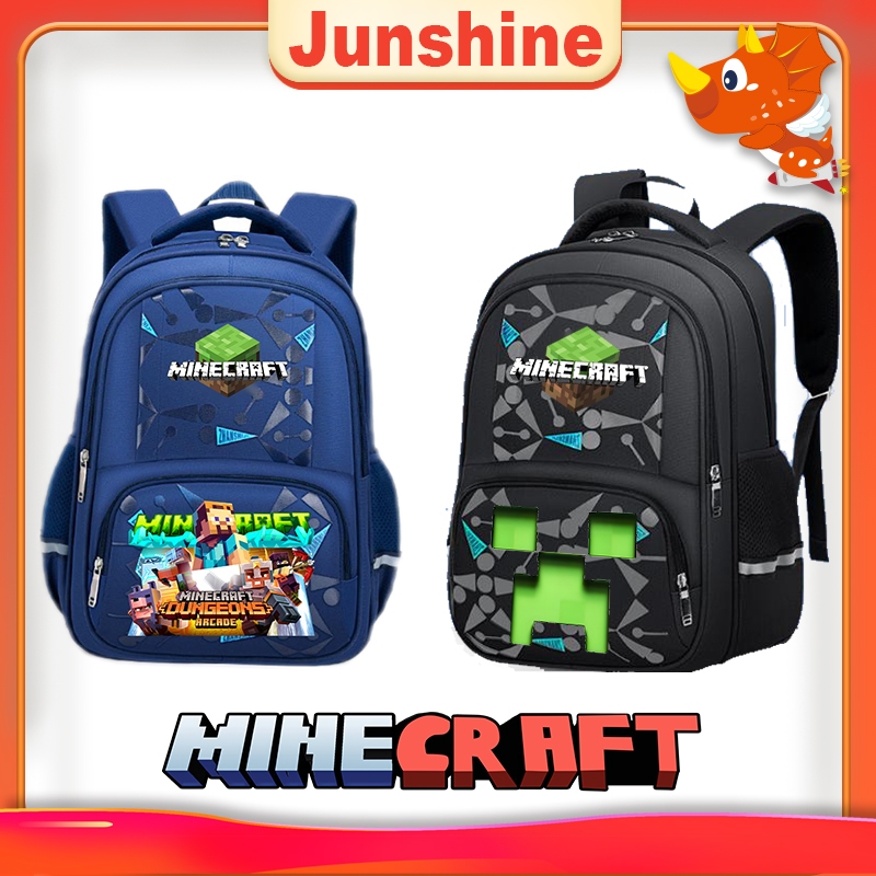 45cm Kids Minecraft Bagpack Children School Bags Boys School Backpack ...