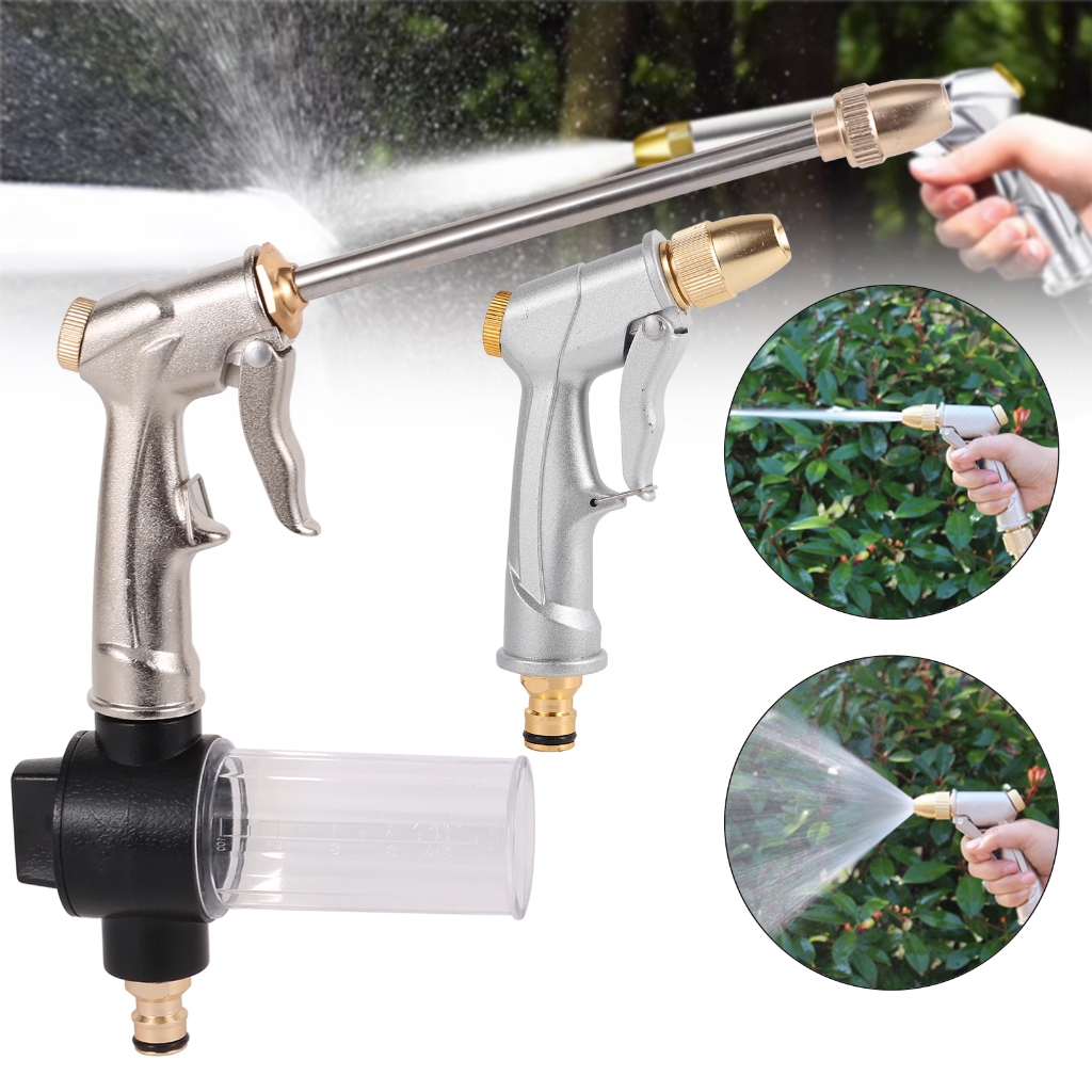 High Pressure Water Spray Gun Adjustable Irrigation Car Wash Nozzle ...