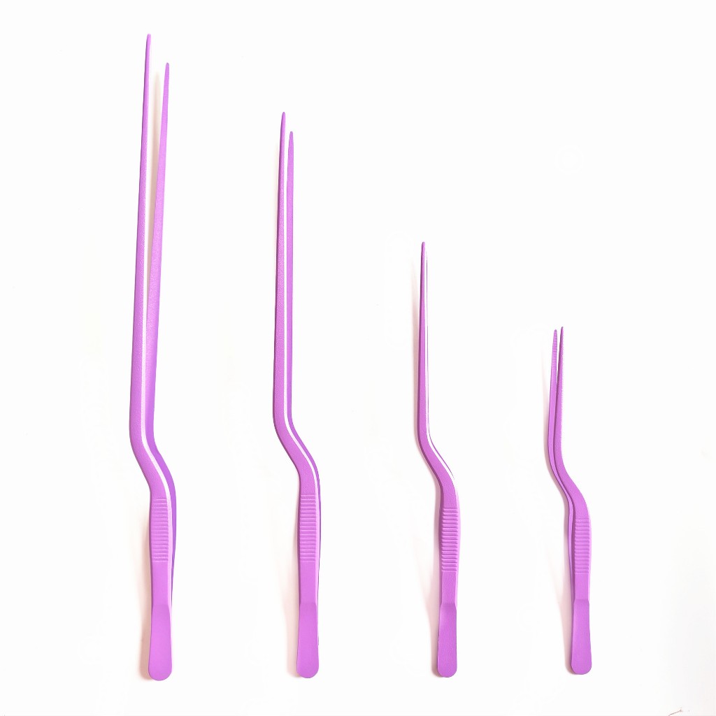 4 Pcs Professional Chef Stainless Steel Kitchen Cooking Tweezers ...
