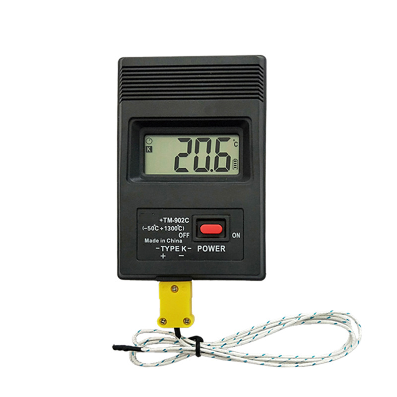 TM902C K-type Digital Thermometer Tester Temperature Meter with TP01 ...