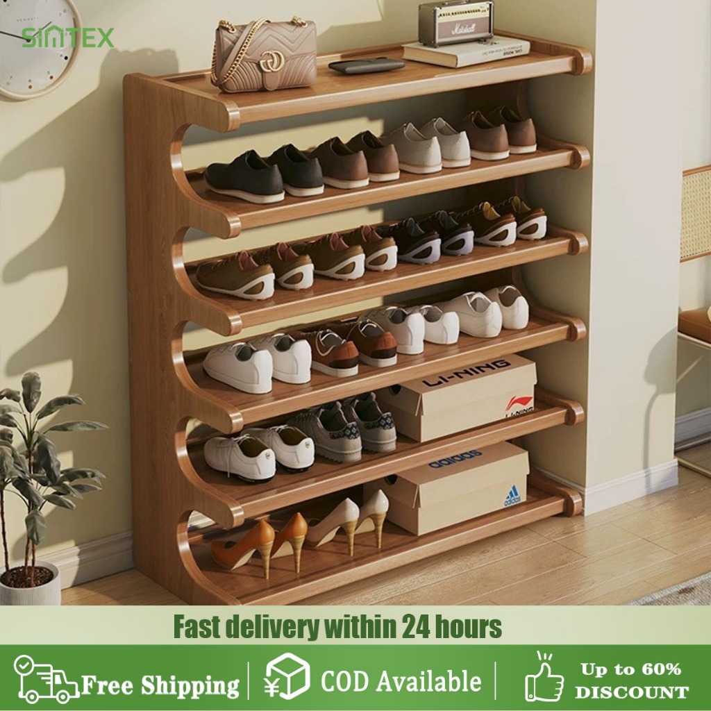 Bamboo Shoe Cabinet Table Shelf Storage Rack Wooden Shoe Cabinet ...
