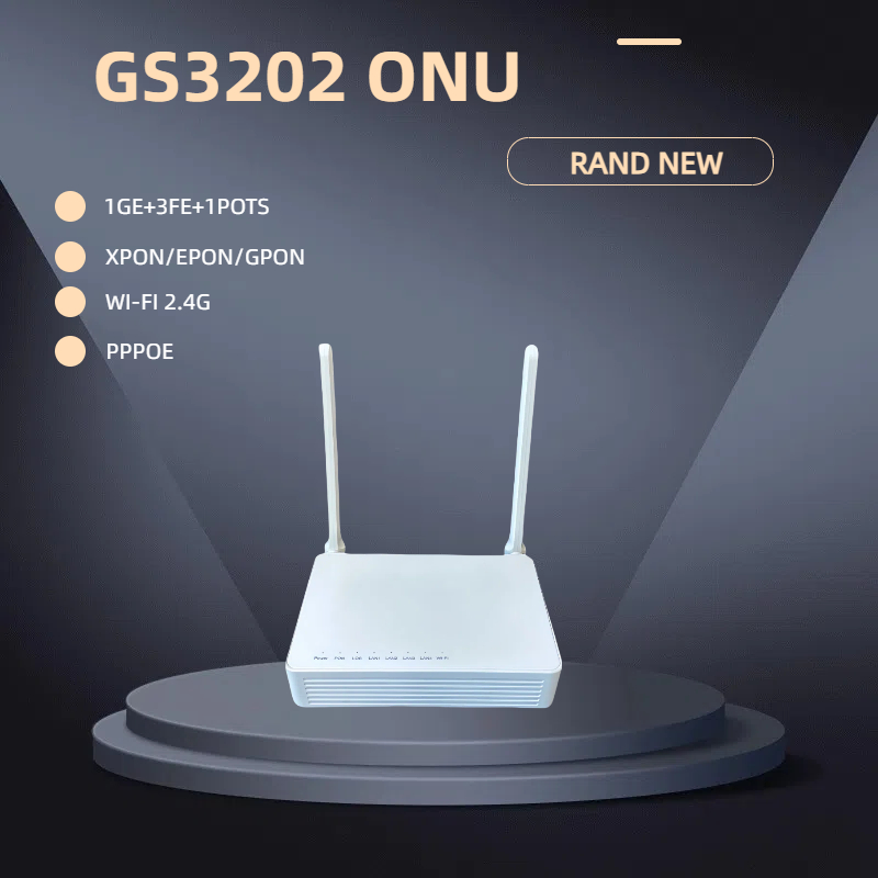 Brand New GS3202 Gigabit ONU FTTH Modem Router with wifi English ...