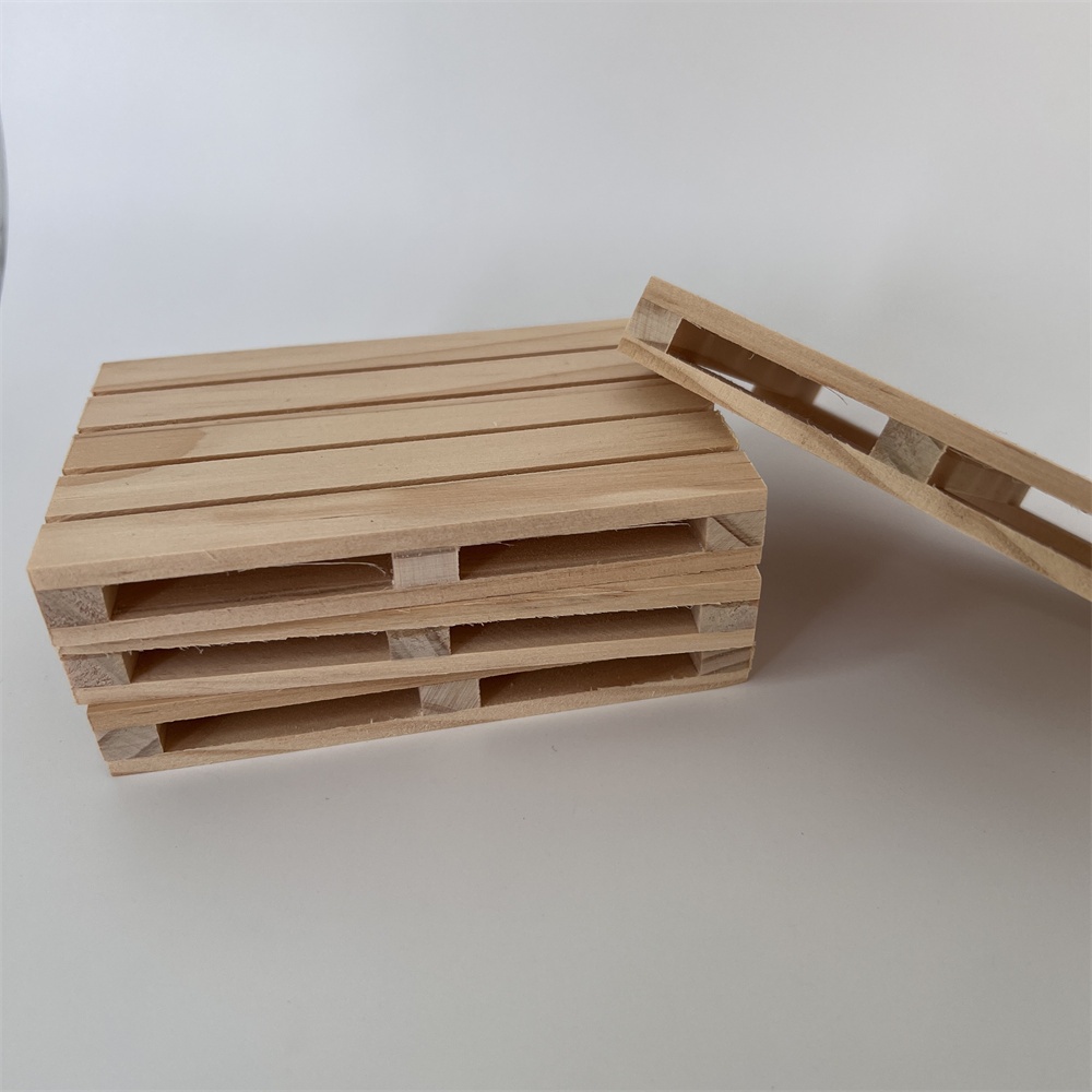 Dollhouse 4pcs Mini Classic Wooden Pallet Miniature Pallets Doll House ...