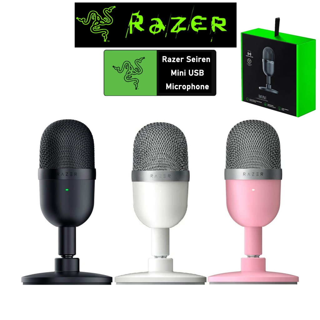 RAZER Seiren Mini USB Microphone Ultra Compact Condenser Streaming Mic ...