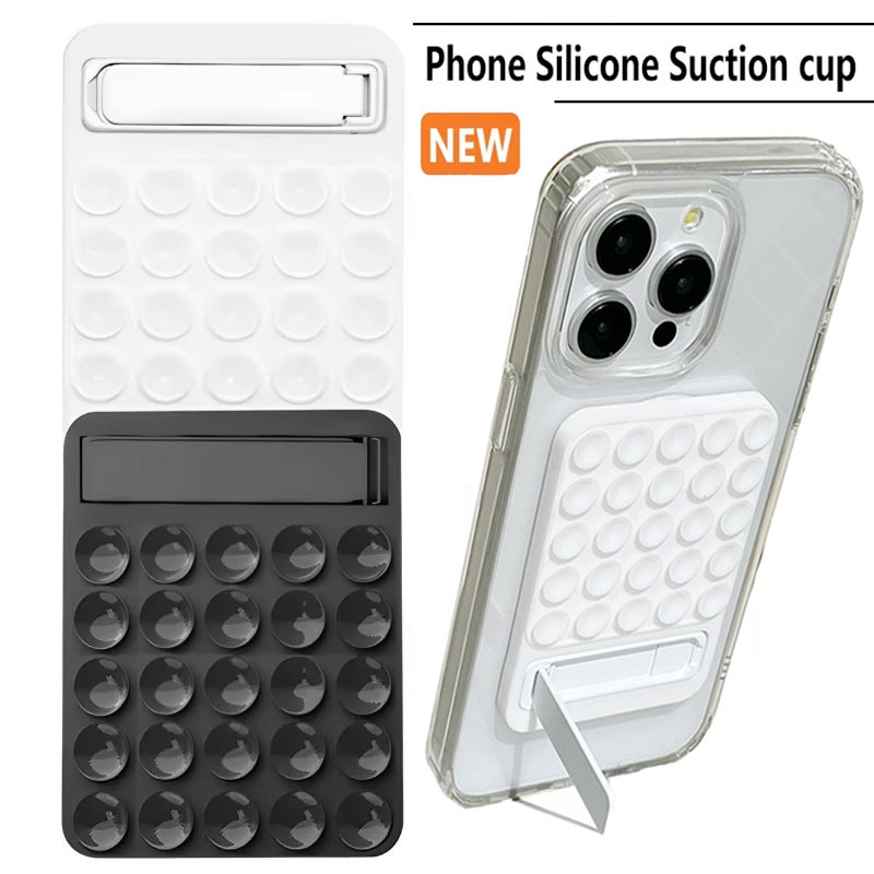 Multifunctional Soft Silicone Suction Phone Holder with Kickstand ...