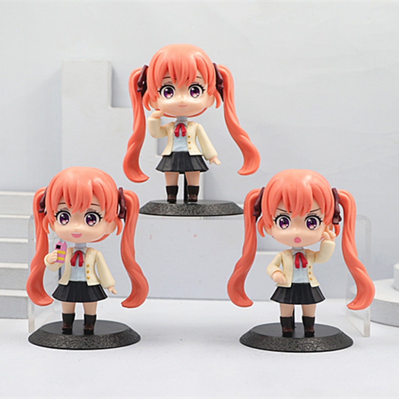 3Pcs/Set 10cm Anime A Couple of Cuckoos Figure School Uniform Amano ...