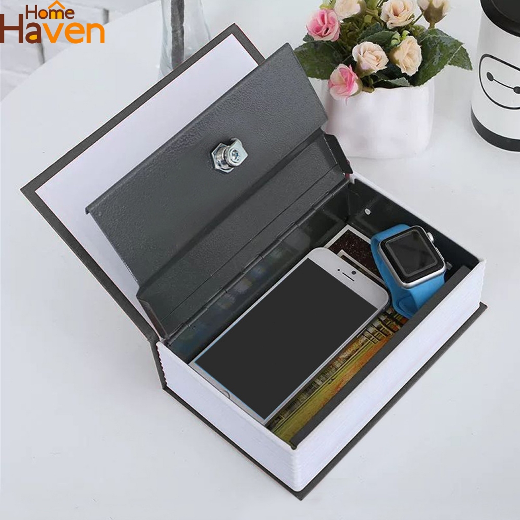 M/L English Dictionary Shape Hidden Secret Book Dictionary Mini Safe ...