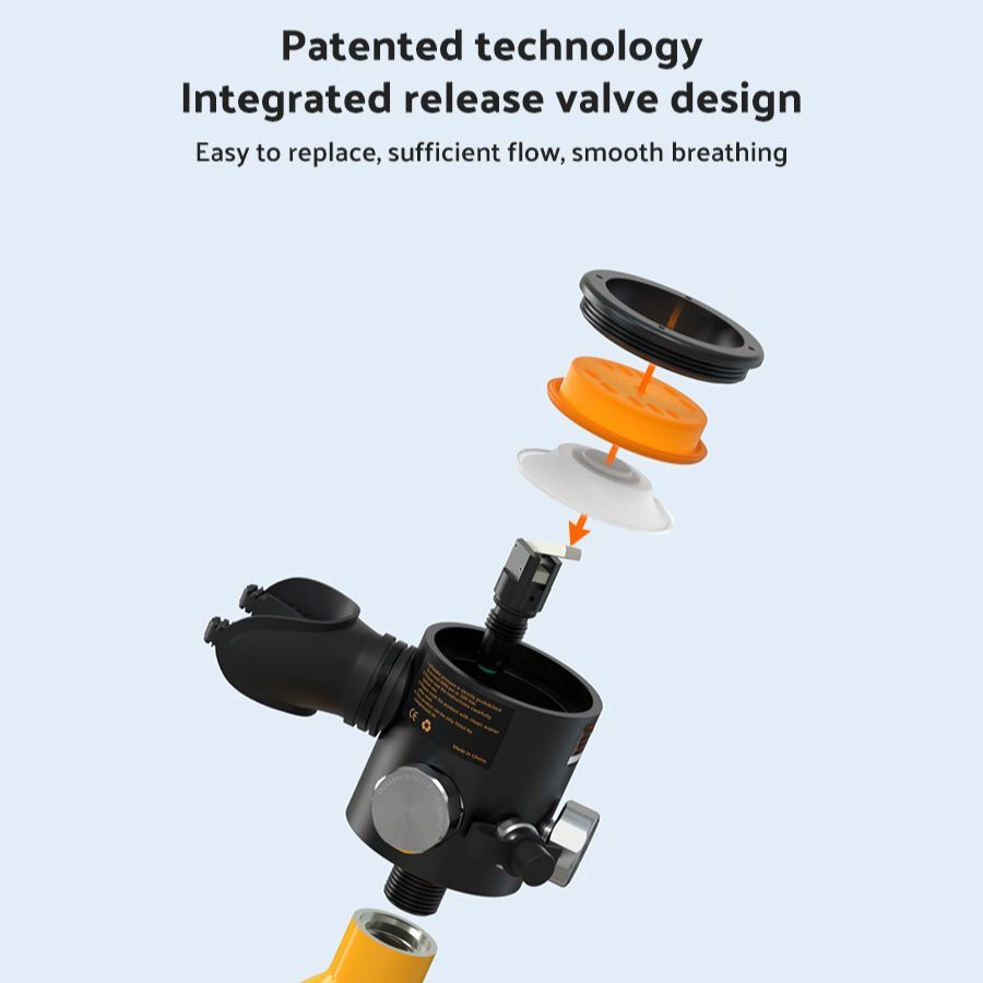 DIDEEP 0.5L Breathing valve diving gear equipment easy to use scuba ...