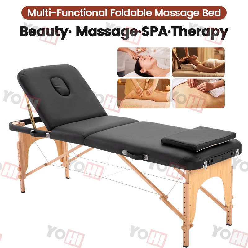Massage Bed Portable Foldable Overbed Spa Facial Portable Table Folding ...