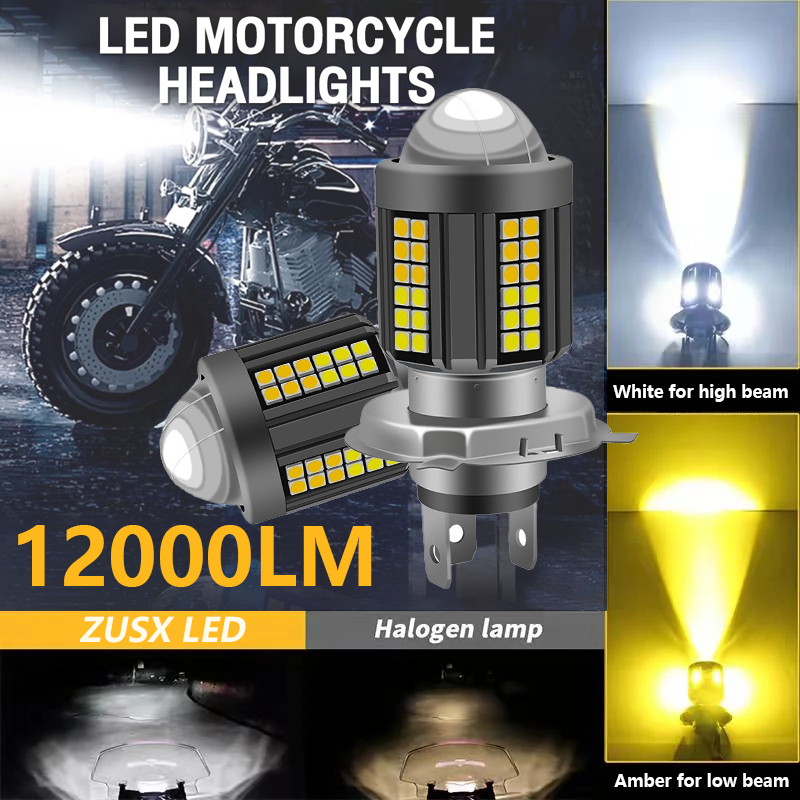 360° Led Light For Motorcycl H4 H6 Headlight Mini Driving Light Spot ...