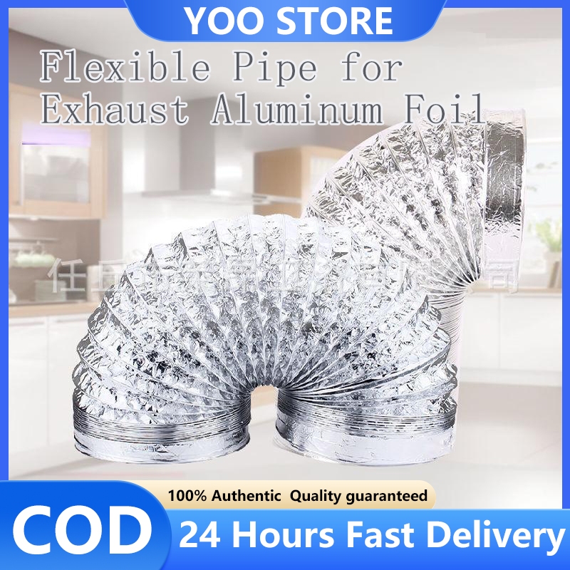 Universal Flexible Exhaust Ventilator Pipe Aluminum Ventilator Pipe ...