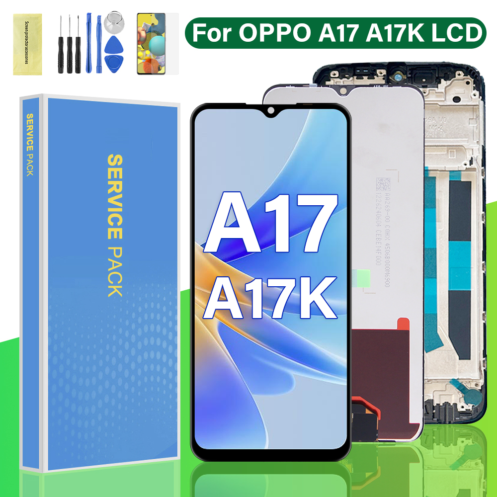 For OPPO A17 A17K LCD CPH2477 CPH2471Display Touch Screen Digitizer ...