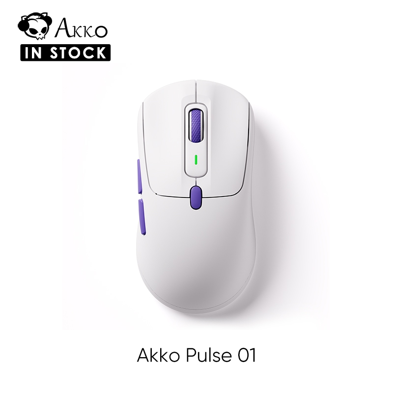 Akko Pulse 01 Gaming Tri-mode Mouse with the PAW3950 sensor, Dual Nordic Chips, 8K Hz polling ...