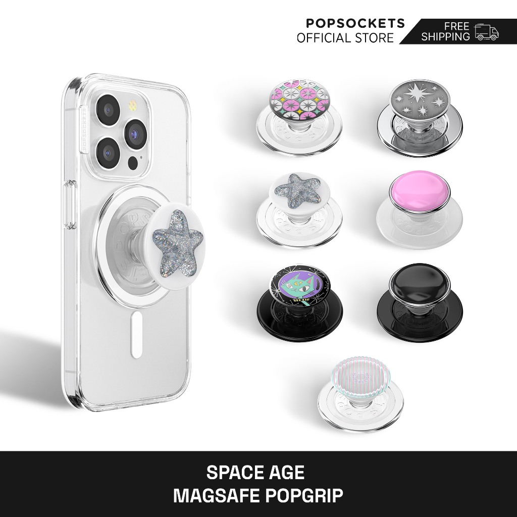 PopSockets Space Age PopGrip for MagSafe | The Premium Phone Grip | Best MagSafe iPhone Holder ...