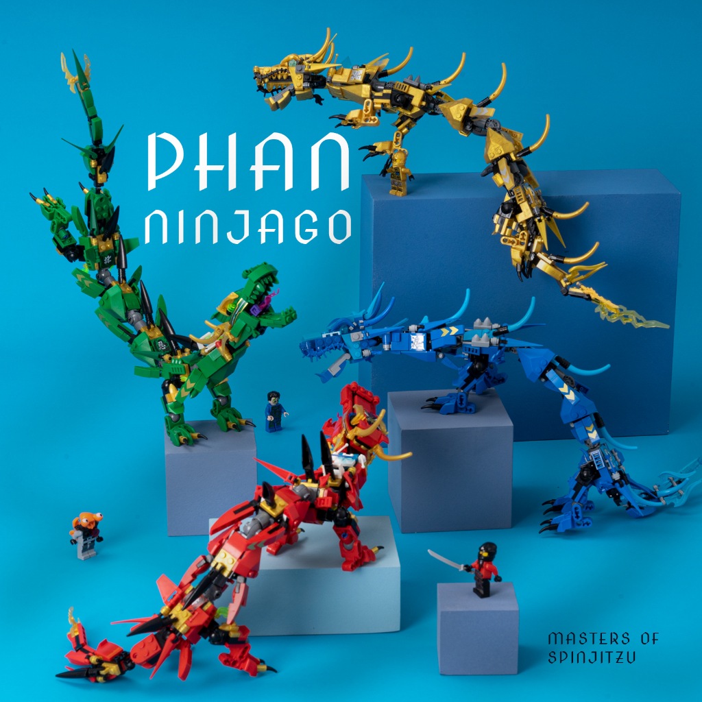 Phantom Ninja Phantom Golden Dragon Model Ornaments Children ...