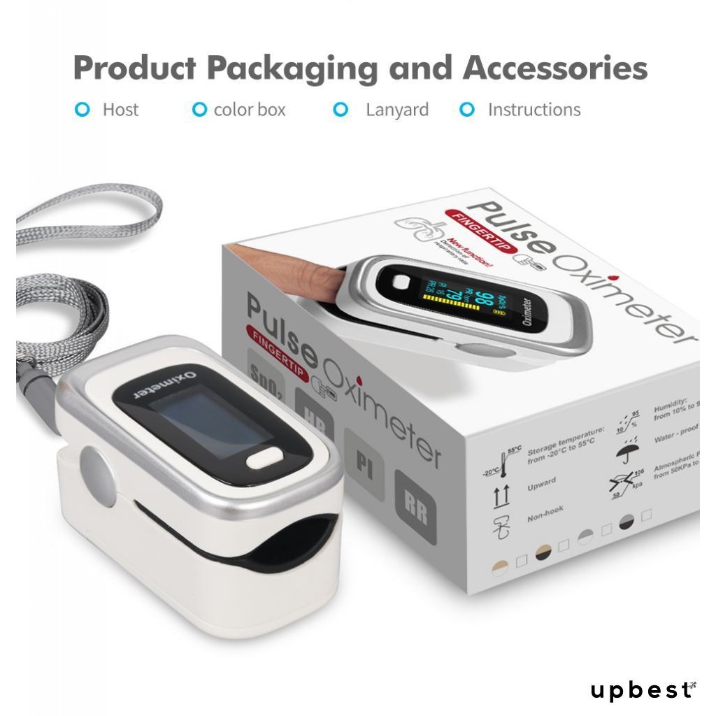 【Free Shipping】Hawei With RR Finger Pulse Fingertip Oled Oximeter SPO2 ...