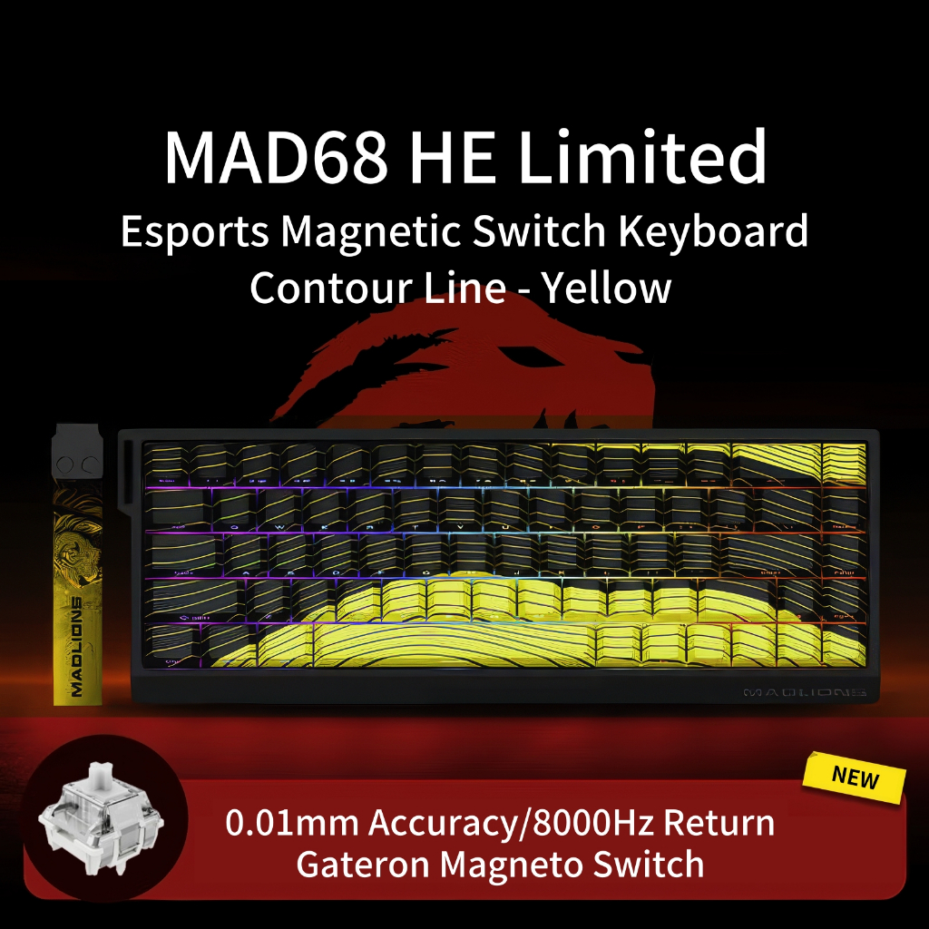 MAD 60/68HE | Mechanical Keyboard | RT/Rapid Trigger | Magnetic Switch ...