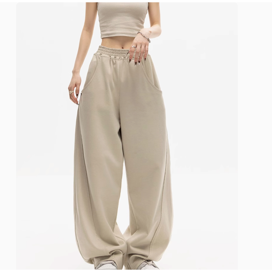 Baggy Jogging Pants High Waisted Wide Leg Pants For Women Loose ...