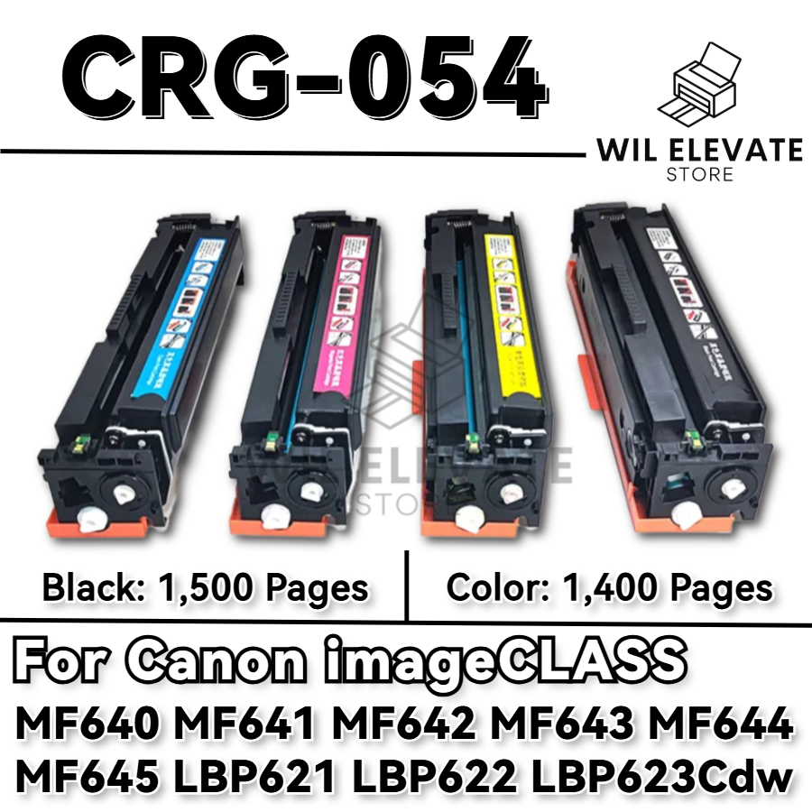 WilElevate CRG-054 CRG054 Toner Cartridge For Canon imageCLASS MF641Cw ...