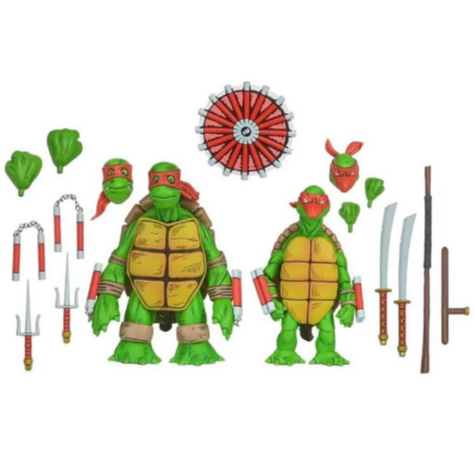 NECA Teenage Mutant Ninja Turtles Kevin Eastman Vs Peter Laird The ...