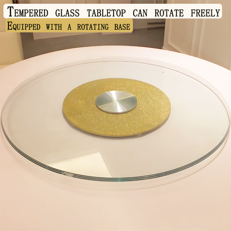 Table glass turntable tempered glass 50cm/60cm/70cm/80cm with rotating ...