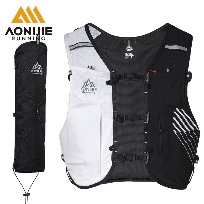 AONIJIE C9116 10L Running Hydration Vest Trekking Pole Quiver Hiking ...