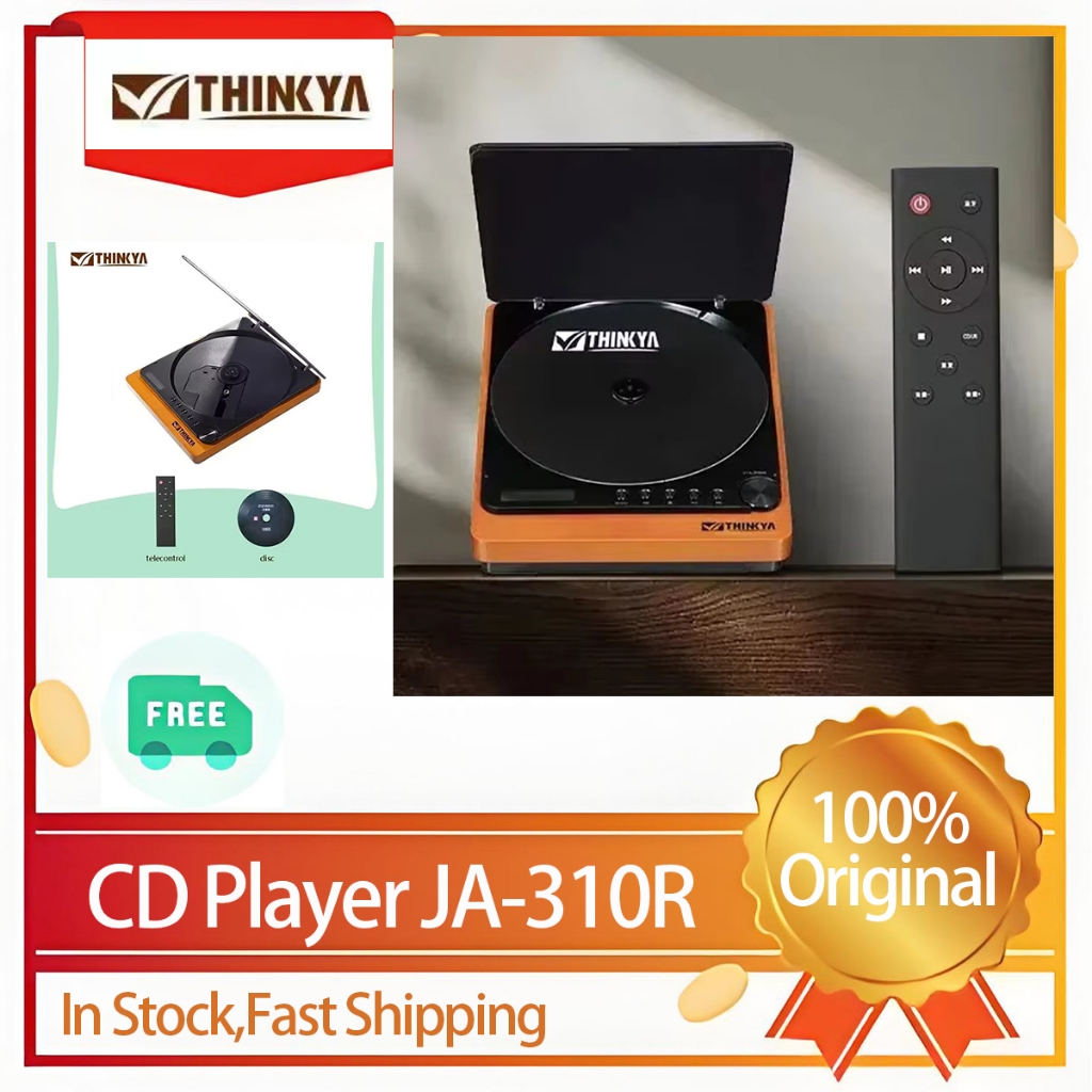 Newest Original THINKYA CD Player JA-310R Wooden Retro Bluetooth 5.1 ...