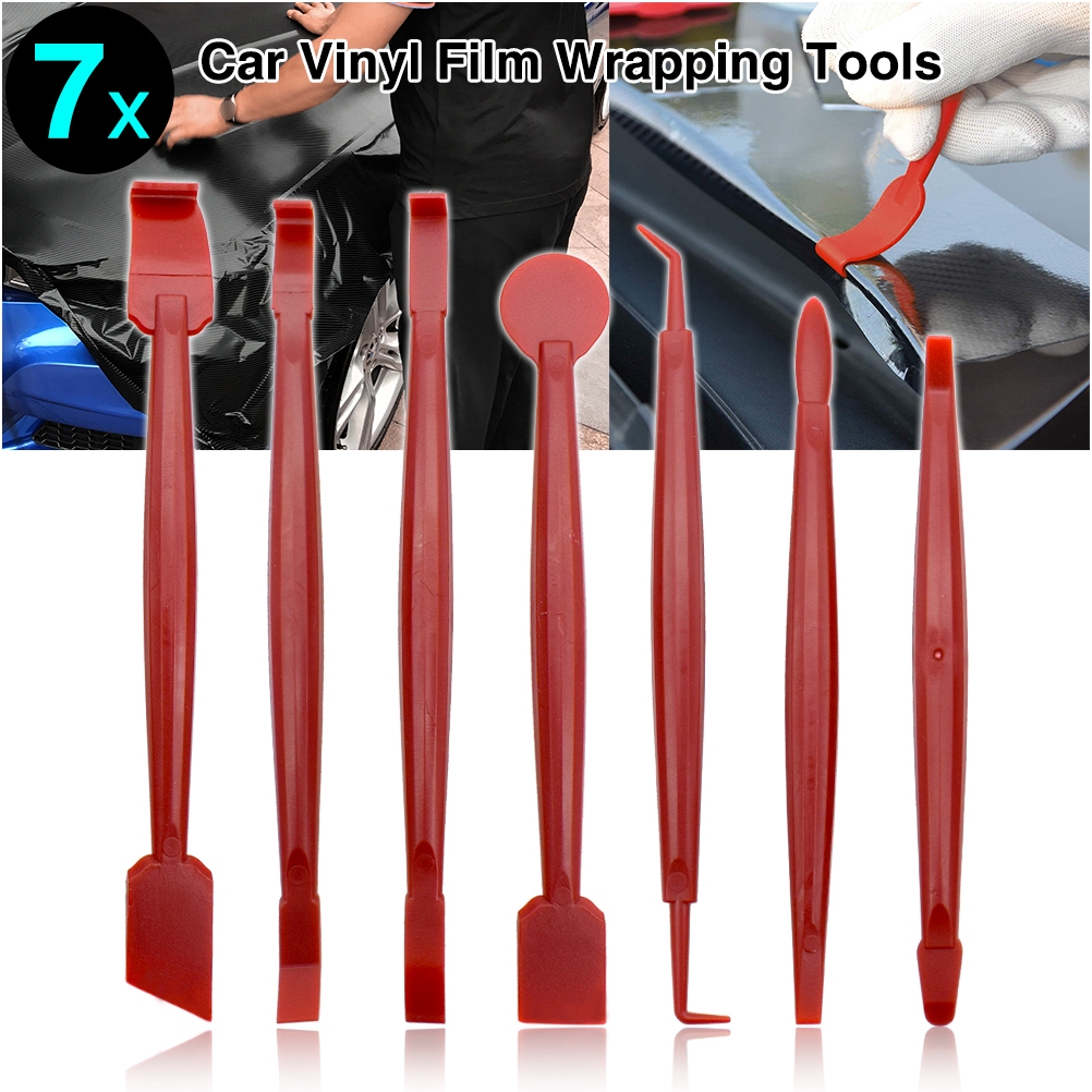 7pcs/set Car Vinyl Wrap Window Tint Film Squeegee Scraper Tools Set ...