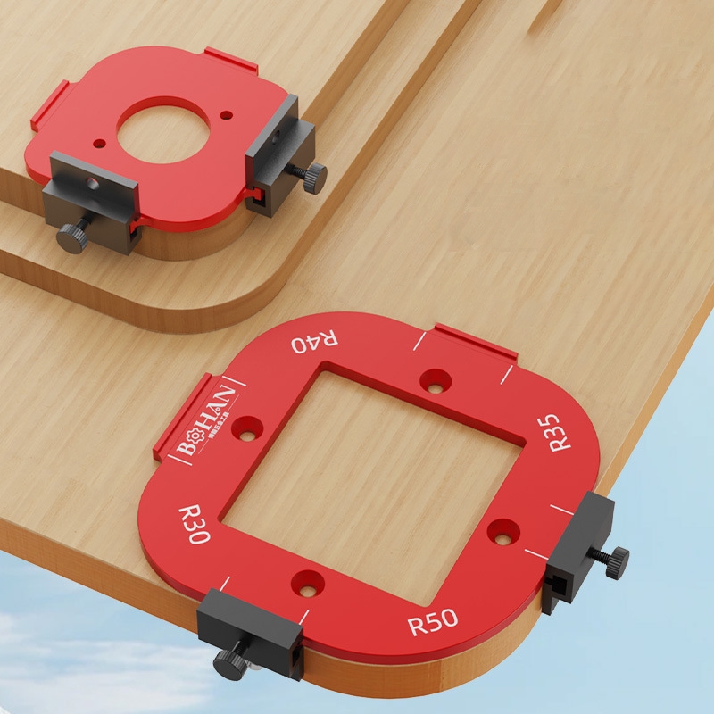 Woodworking Router Arcs Angle Positioning Template Corner Radius ...