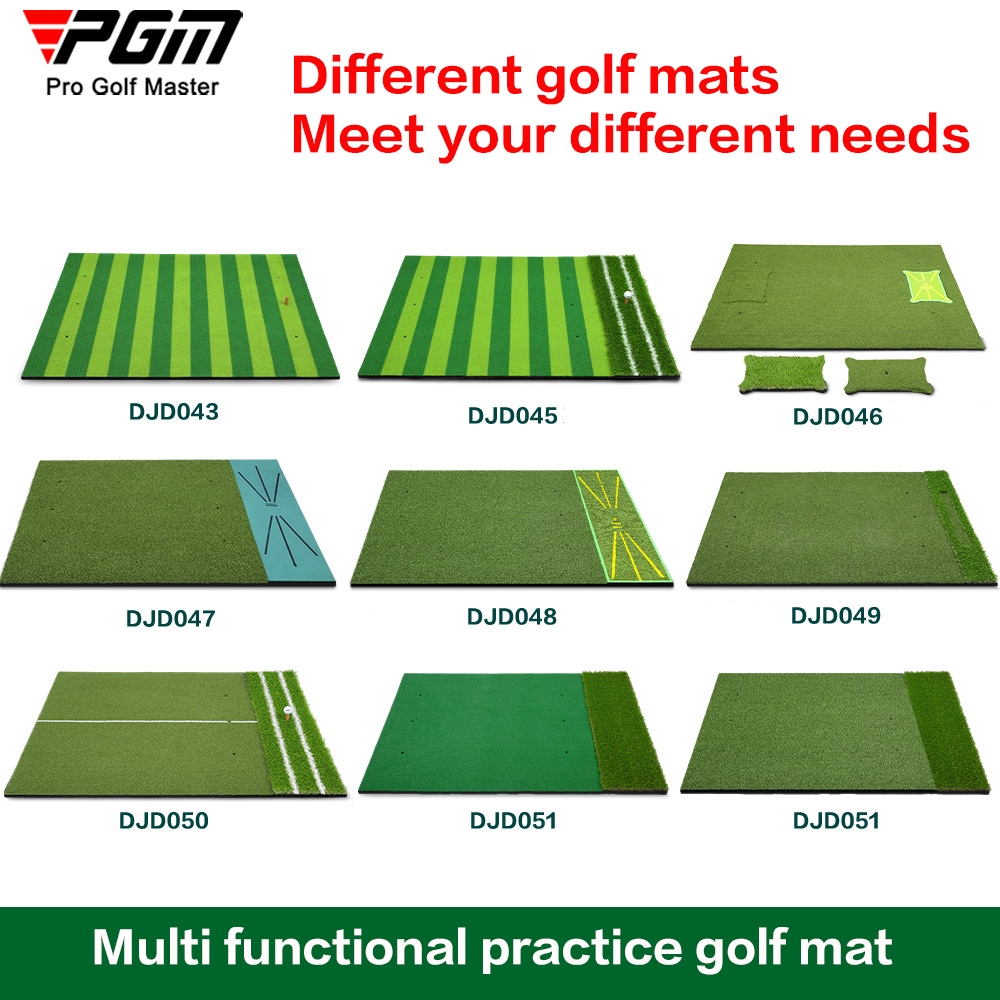 PGM multifunctional golf mat, home swing practice mat, outdoor dual ...