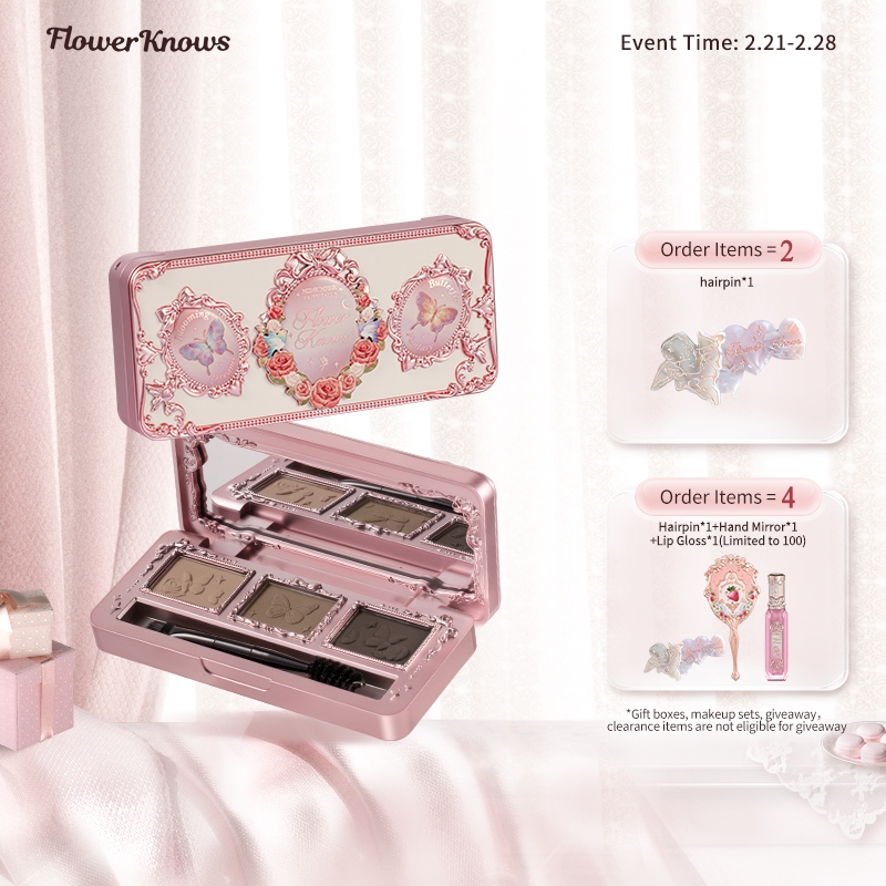 Flower Knows Midsummer Fairytales Collection Eyebrow Palette 4g ...