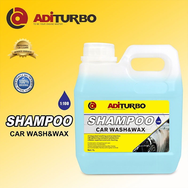 ADI TURBO 1.2LCar Care Superior Car Motorcycle Shampoo w/ Carnauba Wax ...