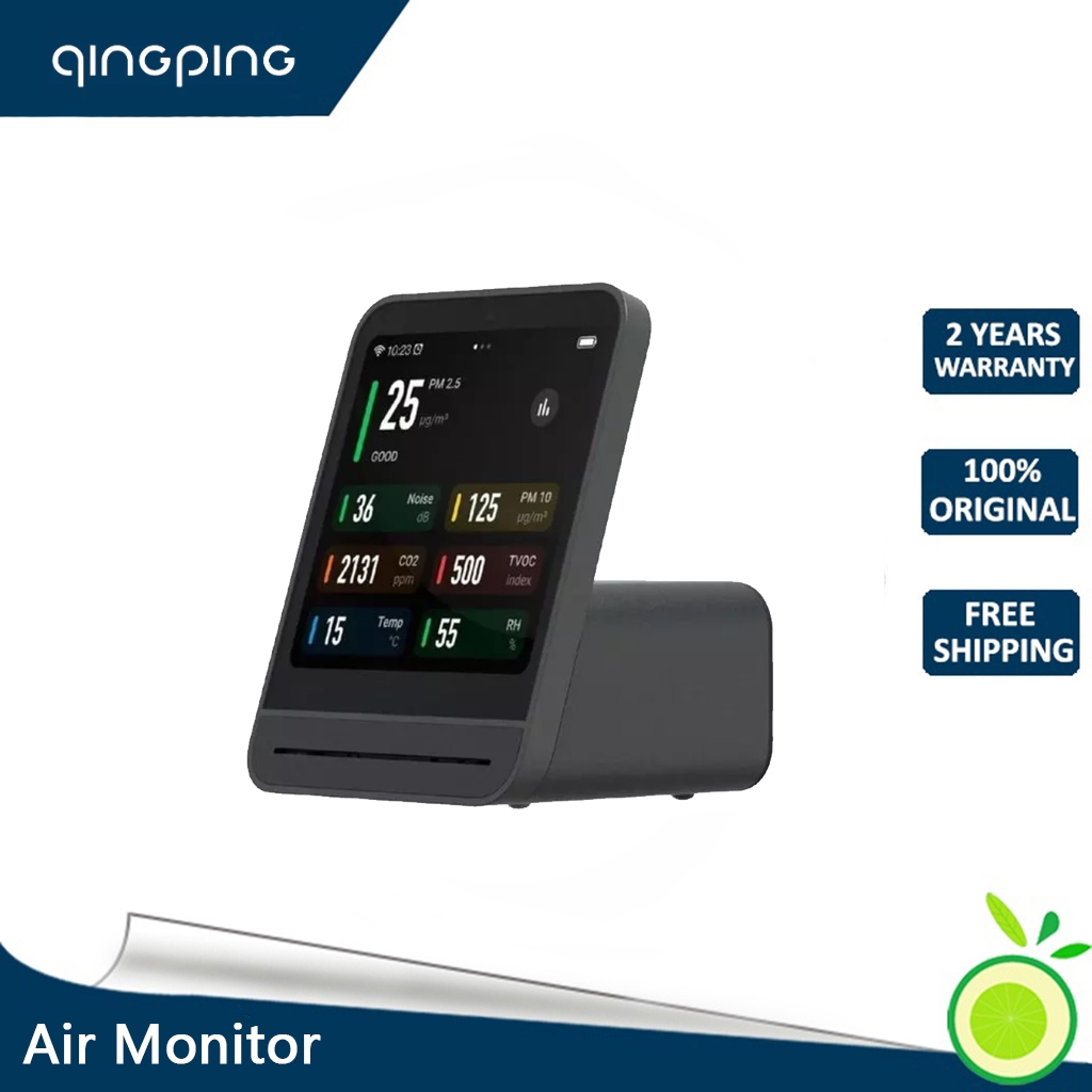Qingping Air Quality Monitor Second Smart Home Temperature and Humidity ...