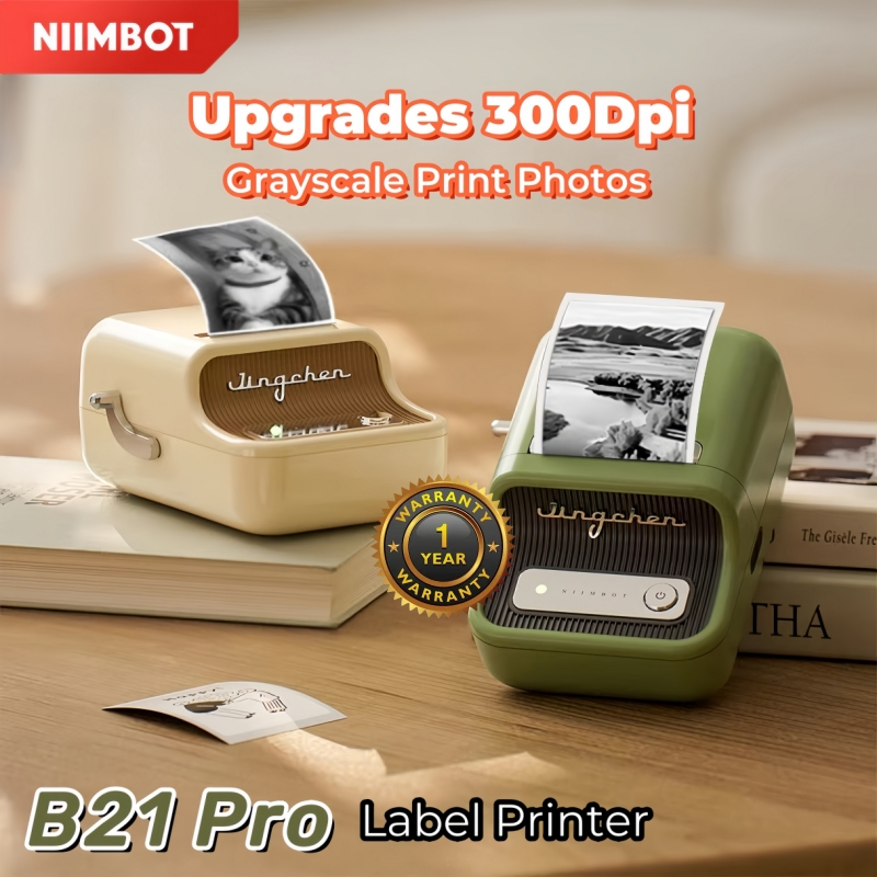 Niimbot B21 Pro Photo Label Printer Smart two colors Label Maker Image ...