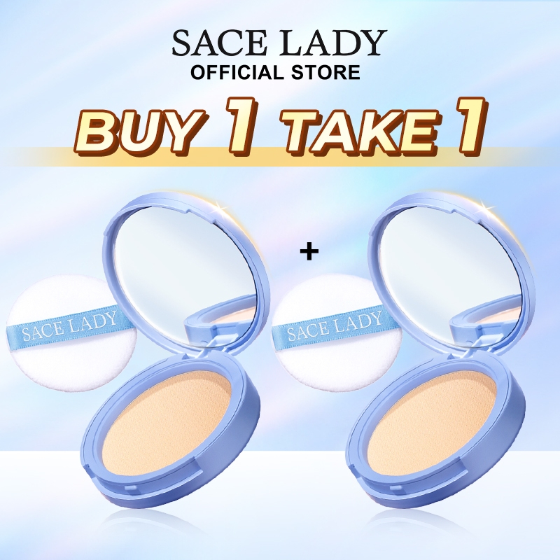 SACE LADY Face Powder Lasting Waterproof Oil Control Matte Flawless ...