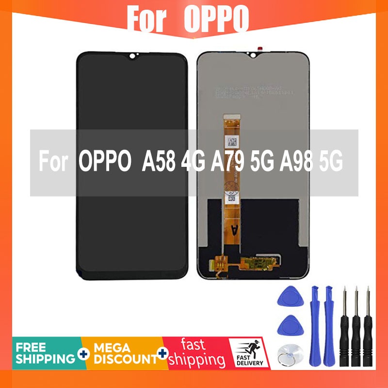 OPPO LCD OPPO A58 4G A79 5G A98 5G LCD Touch Screen Display for ...