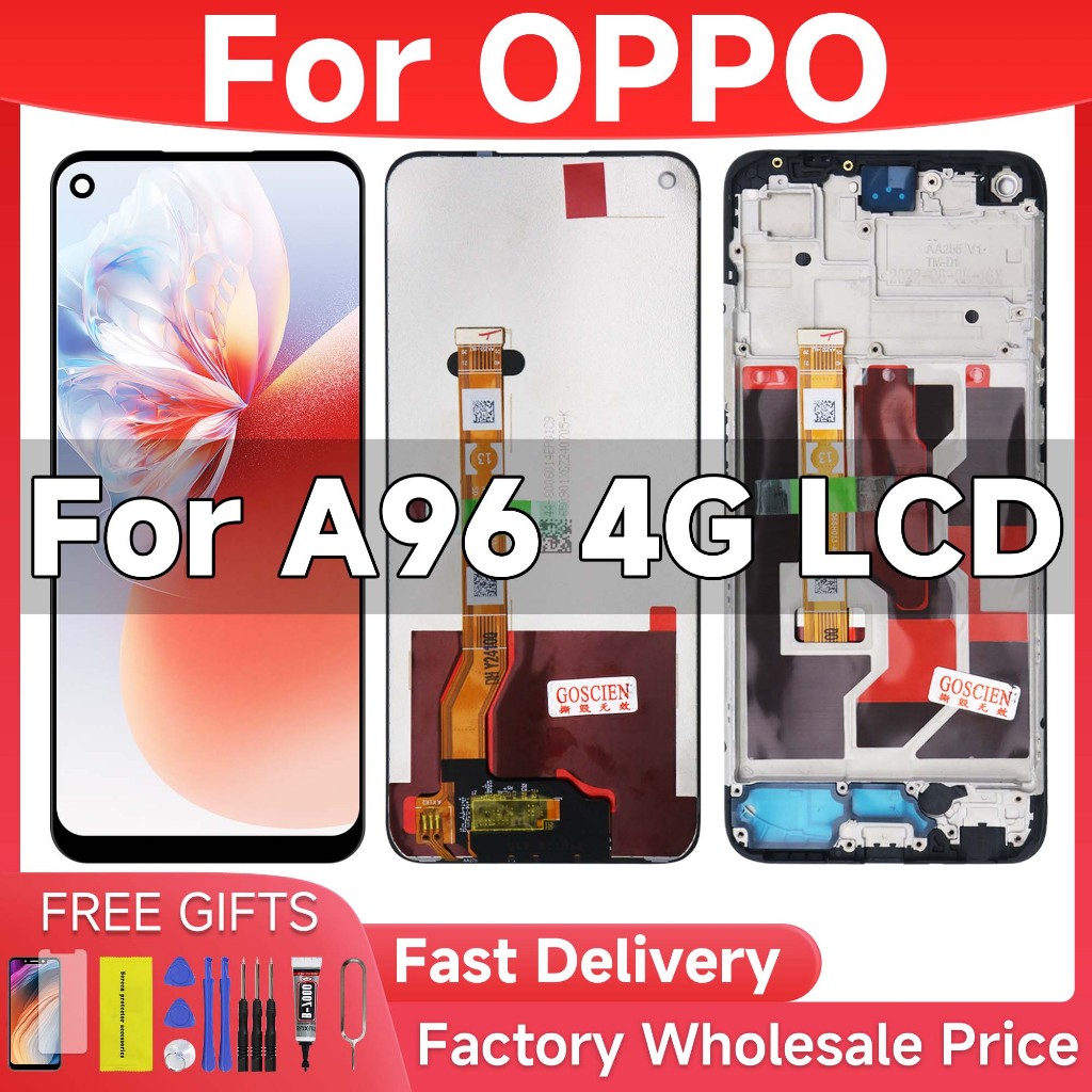 LCD suitable for Oppo A96 CPH2333 LCD display touch screen touch panel ...