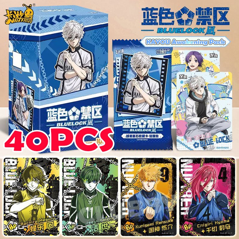 Blue lock cards kayou Nagi bachira kaiser manga figure rare BP/MR/SSR ...