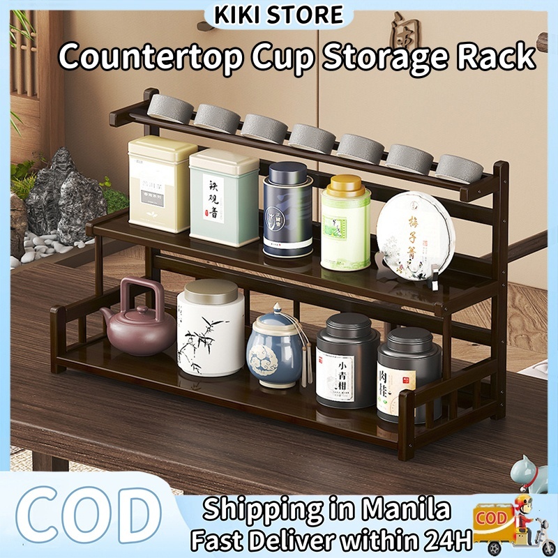 3 Layer Countertop Cup Rack Kitchen Rack Organizer Spice Rack ...