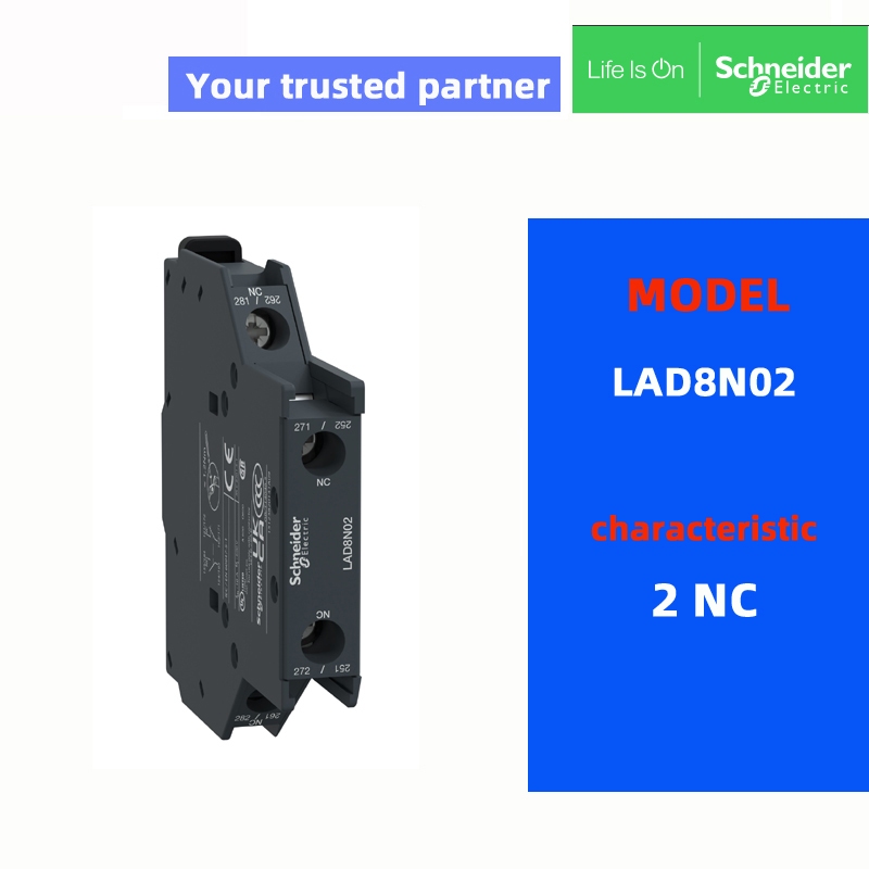 Original SchneIder LAD8N11 LAD8N20 LADN02 Contactor auxiliary contact ...