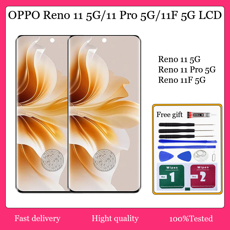 Original AMOLED OPPO Reno 11 11F 11 Pro 5G LCD Display Touch Screen Replacement | Shopee Philippines